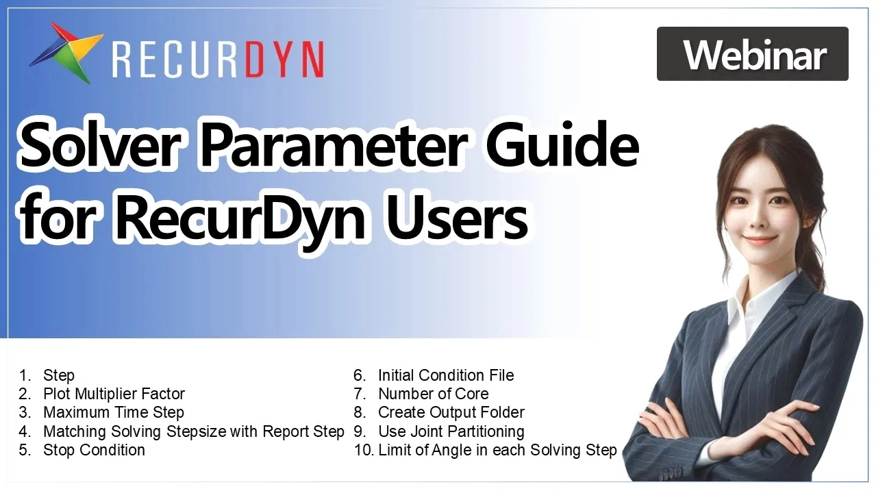 RecurDyn Solver Parameter Guide