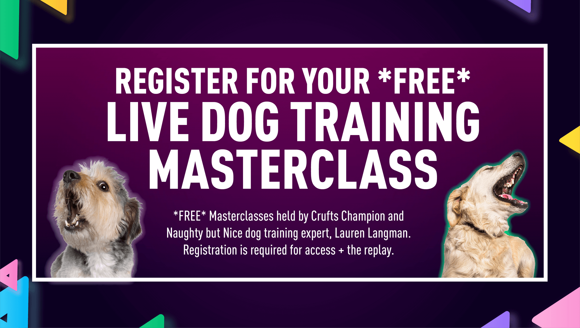 *FREE* Games-Based Dog Training LIVE - FREE Online Dog Training ...
